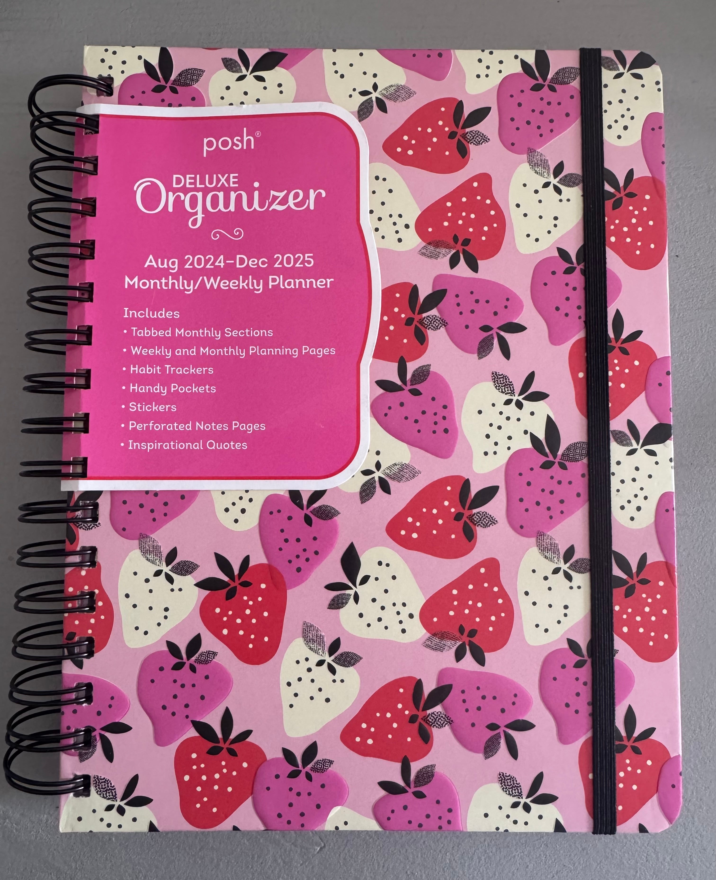 Posh: Deluxe Organizer 17-Month 2024-2025 Monthly/Weekly Hardcover ...
